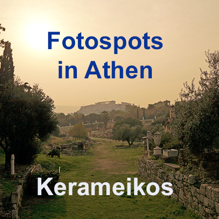 Fotospot in Athen: Kerameikos mit Blick auf Akropolis - Hellas Blog